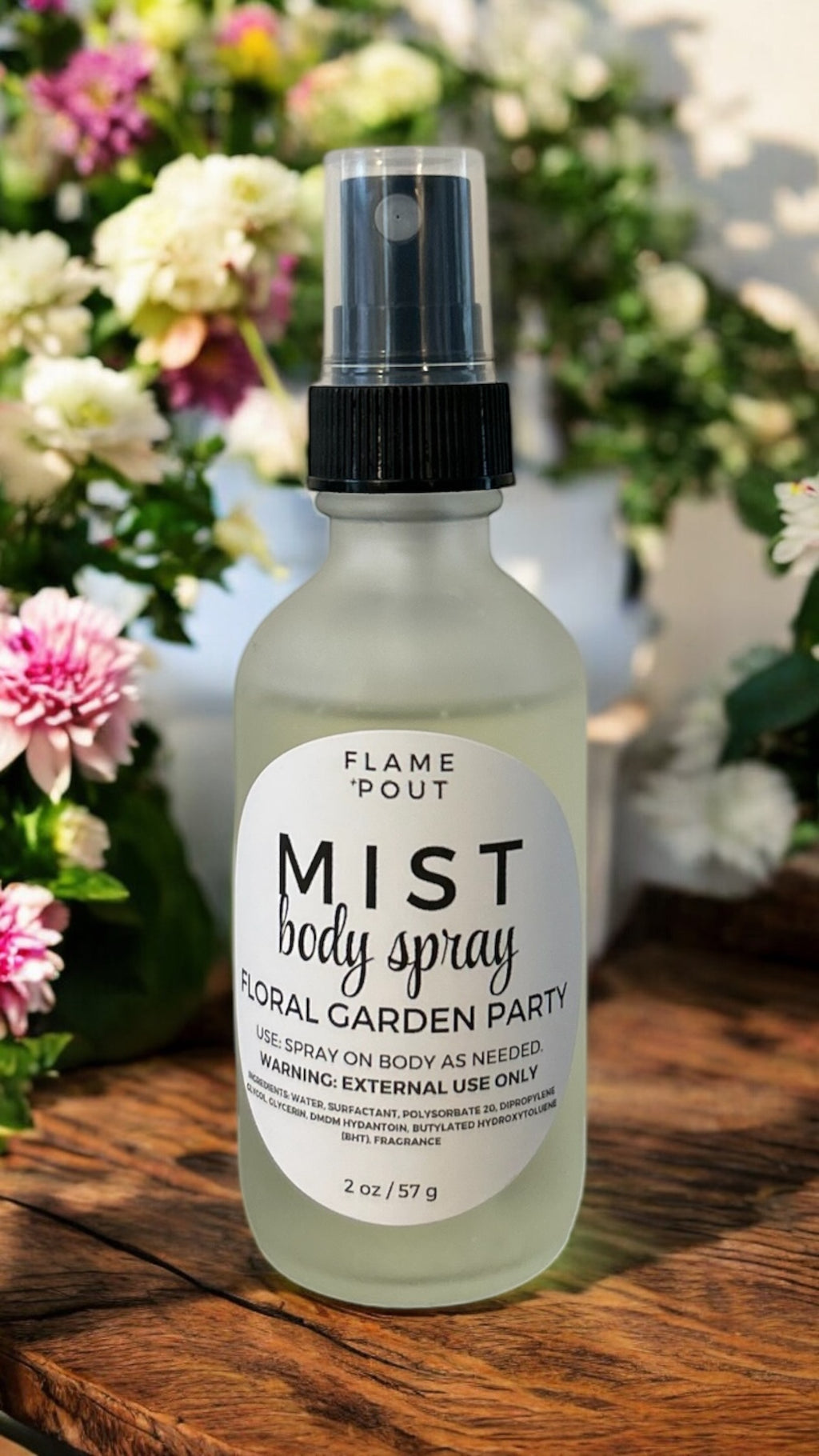 Mist - Refreshing Body Spray 2oz – Flame + Pout